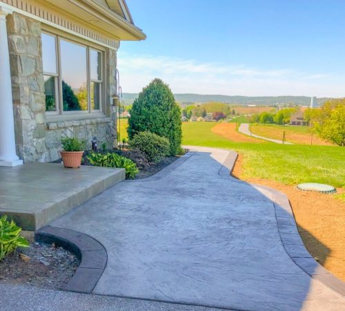 Stamped Concrete Patio Installation in Central Pa